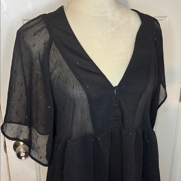 Zara | Dresses | Zara Sheer Babydoll Dress | Poshmark